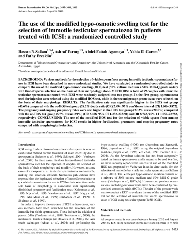 (PDF) The use of the modified hypo-osmotic swelling test for the ...