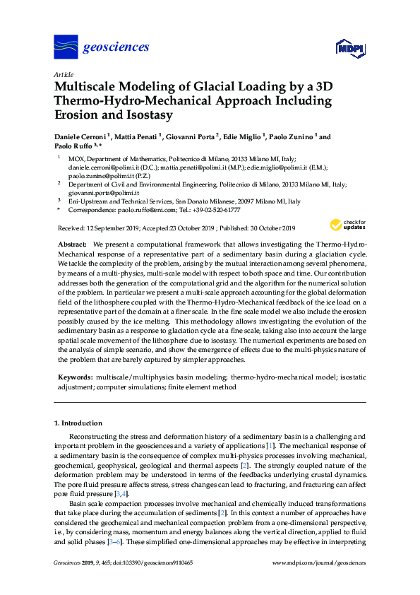 (PDF) Multiscale Modeling of Glacial Loading by a 3D Thermo-Hydro-Mechanical Approach Including ...