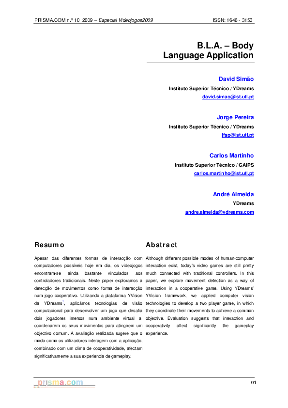 (PDF) BLA???Body Language Application