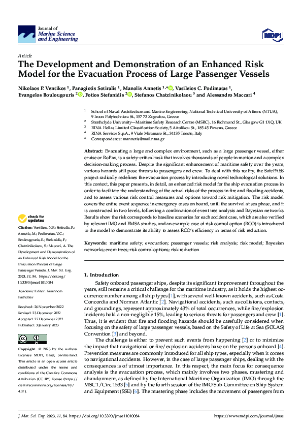 (PDF) The Development and Demonstration of an Enhanced Risk Model for ...