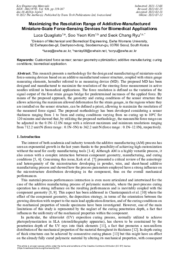 (PDF) Maximizing the Resolution Range of Addictive-Manufactured ...