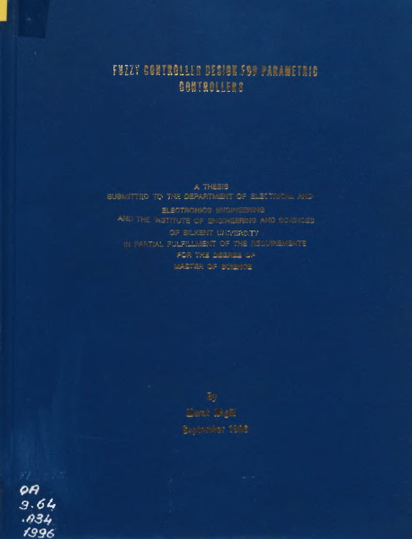 Pdf Fuzzy Controller Design For Parametric Controllers