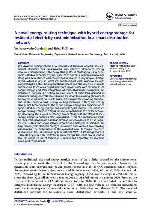 (PDF) A novel energy routing technique with hybrid energy storage for residential electricity ...