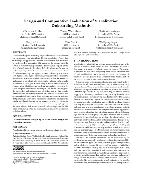 (PDF) Design and Comparative Evaluation of Visualization Onboarding Methods