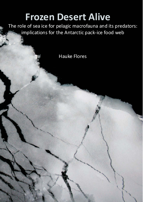 (PDF) Frozen desert alive : the role of sea ice for pelagic macrofauna ...