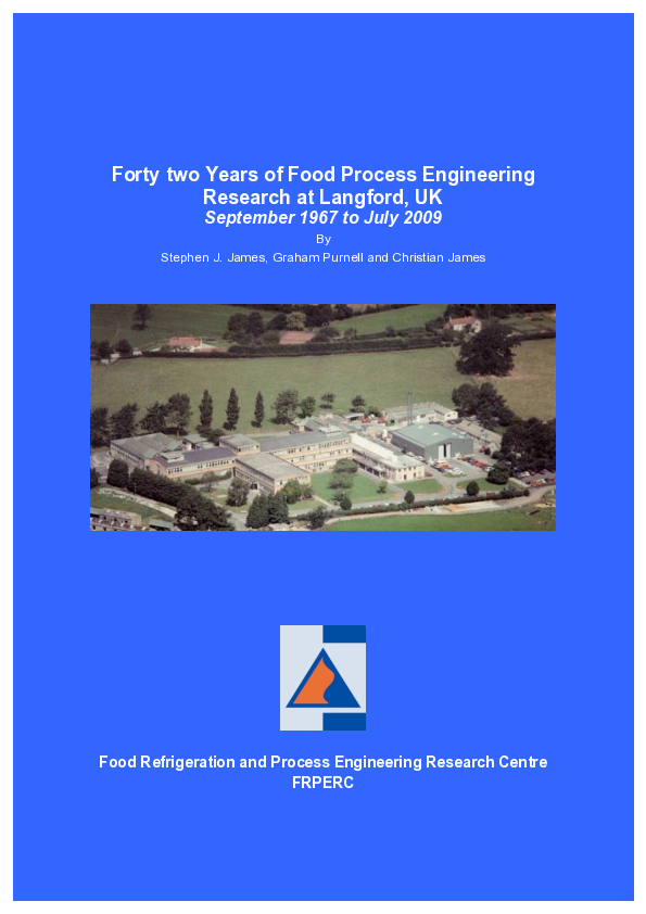 (PDF) Forty two Years of Food Process Engineering Research at Langford, UK
