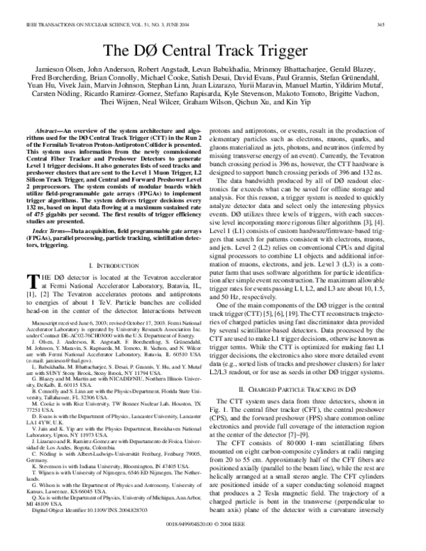 (PDF) The DO central track trigger