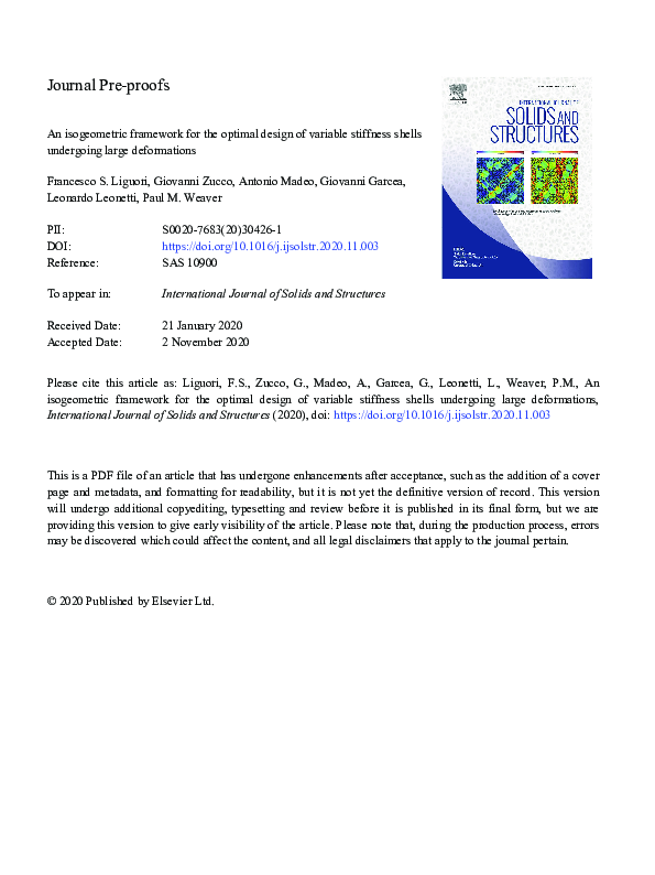 (PDF) An isogeometric framework for the optimal design of variable ...