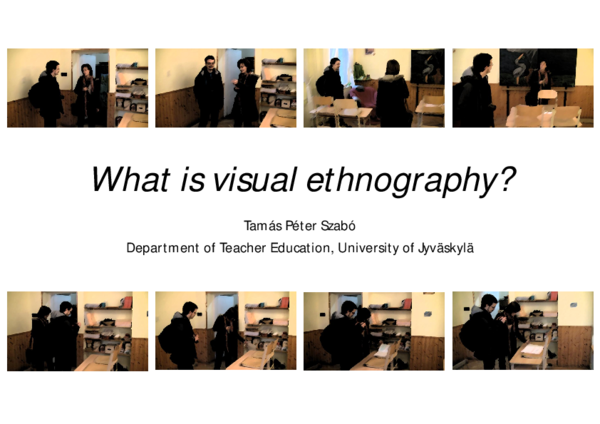 (PDF) Visual Ethnography