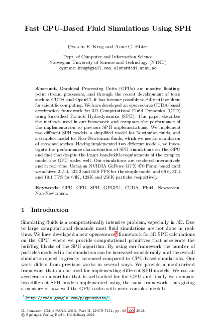 Pdf Explicit Sph Method For Non Newtonian Fluids