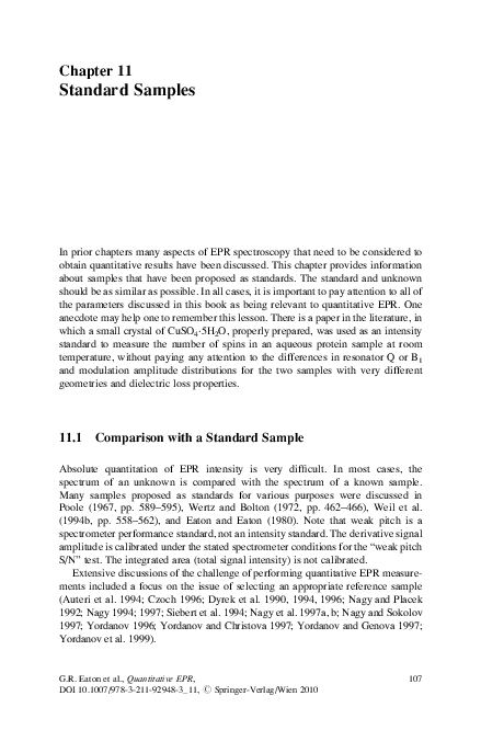 (PDF) Standard Samples