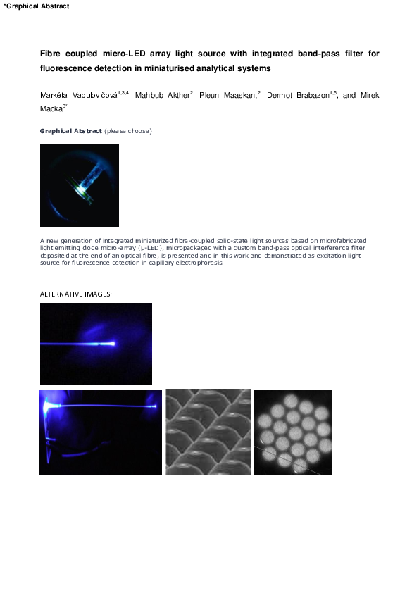 (PDF) Fibre coupled micro-light emitting diode array light source with ...