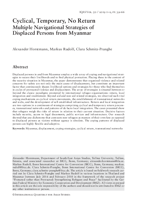 (PDF) Cyclical, Temporary, No Return. Multiple Navigational Strategies ...