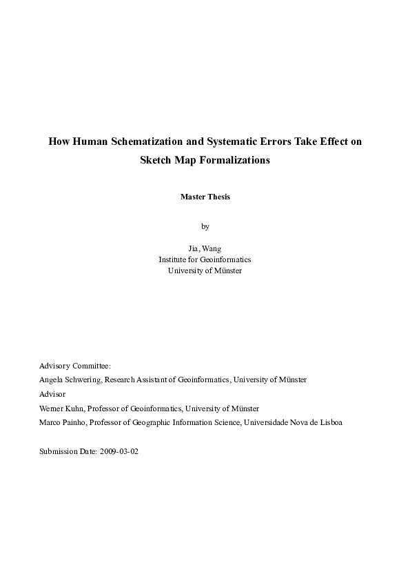 (PDF) How human schematization and systematic errors take effect on ...