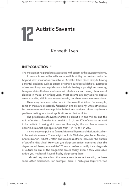 (PDF) Autistic Savants