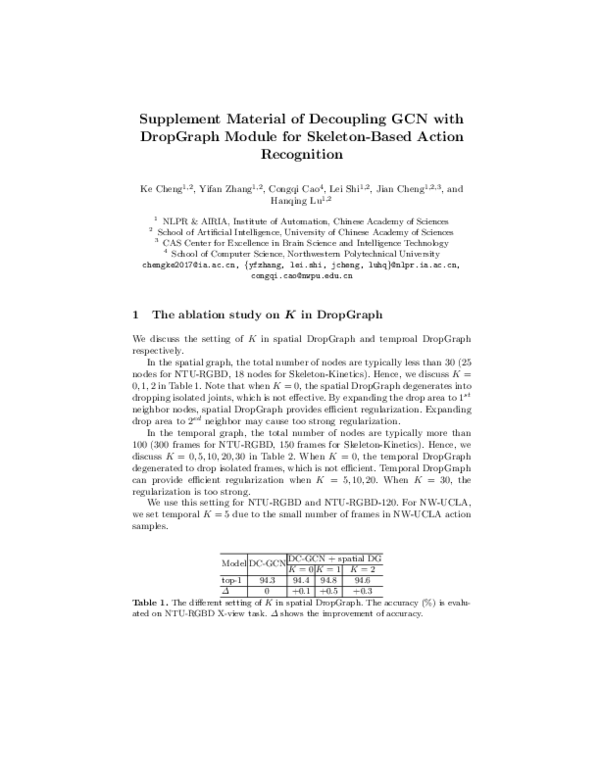 (PDF) Supplement Material of Decoupling GCN with DropGraph Module for ... (PDF) Supplement Material of Decoupling GCN with DropGraph Module for ...