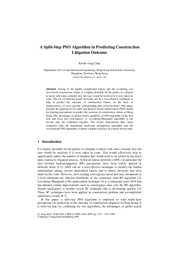 (PDF) Calibration of Flow and Water Quality Modeling Using Genetic Algorithm