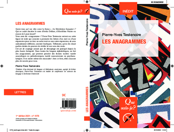 (PDF) Les Anagrammes