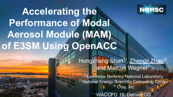 (PDF) Accelerating the Performance of Modal Aerosol Module of E3SM ...