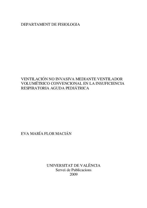(PDF) Ventilación no invasiva mediante ventilador volumétrico ...