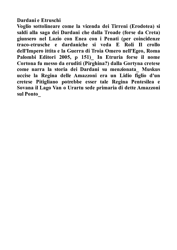 Dardani e Etruschi