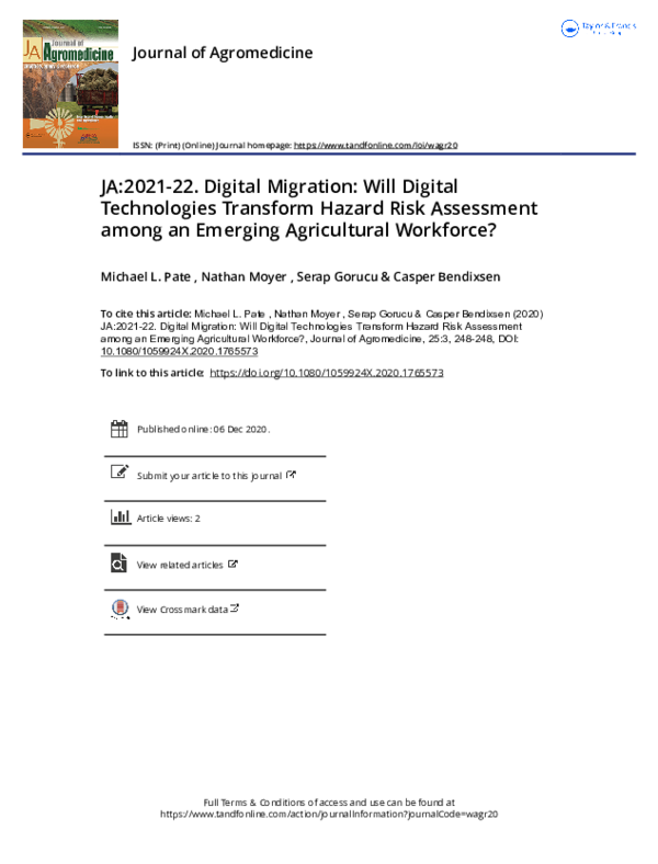 (PDF) JA:2021-22. Digital Migration: Will Digital Technologies ...