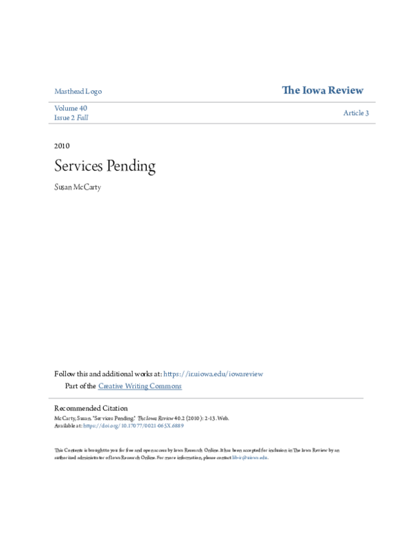 (PDF) Services Pending