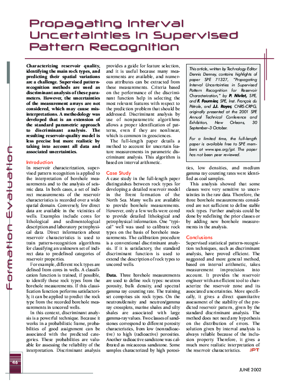 (PDF) Propagating Interval Uncertainties In Supervised Pattern ...