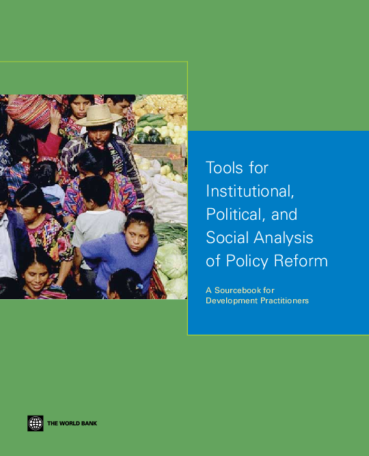 (PDF) Tools for Institutional, Political, and Social Analysis of Policy ...