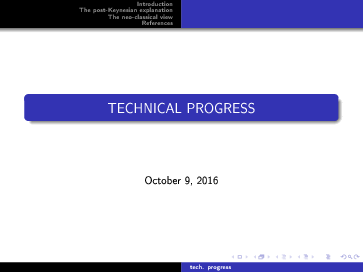 (PDF) Technical Progress