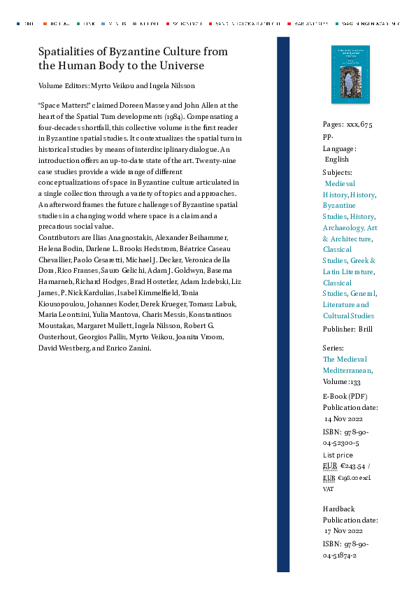 (PDF) «From the Ancient Demes to the Byzantine Villages ...
