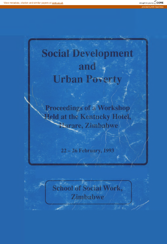 (PDF) The structural adjustment economic reform programme and urban ...