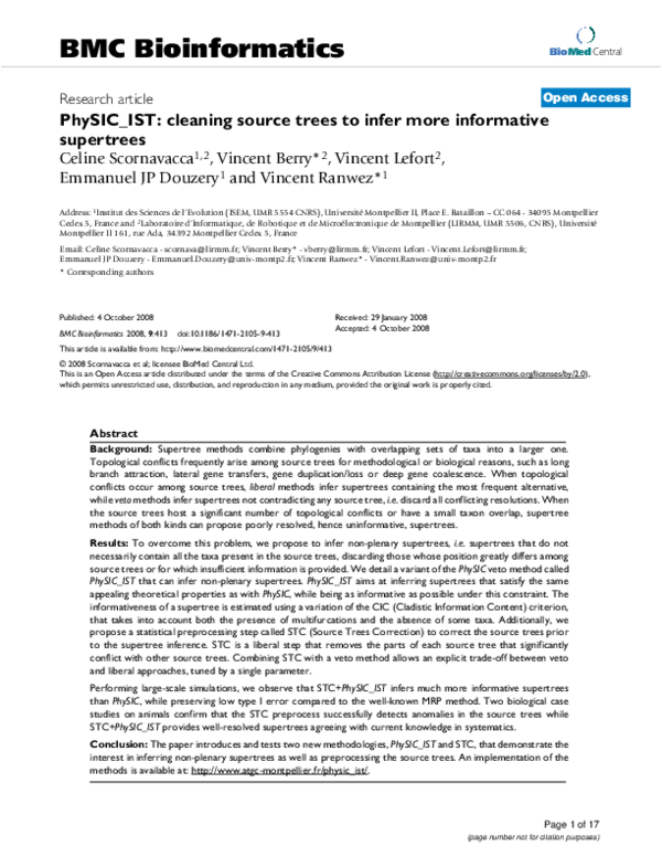 (PDF) BMC Bioinformatics BioMed Central