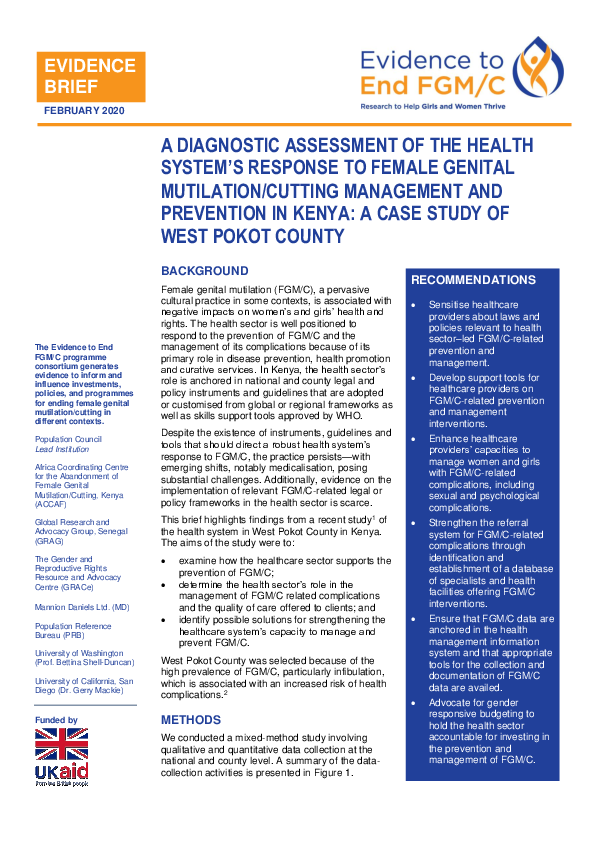 (PDF) A diagnostic assessment of the health system's response to female ...