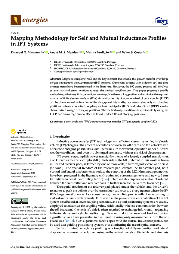 (PDF) Mapping Methodology for Self and Mutual Inductance Profiles in ...