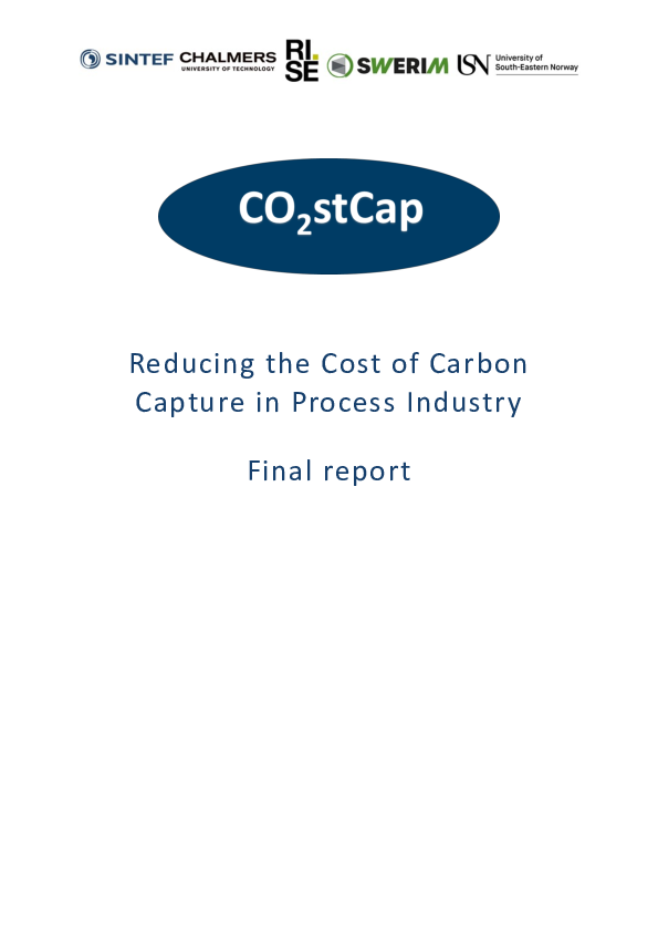 (PDF) Reducing the Cost of Carbon Capture in Process Industry Final report