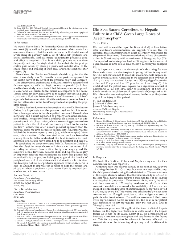(PDF) Popliteal Block as an Alternative to Labat’s Approach | Pia di ...