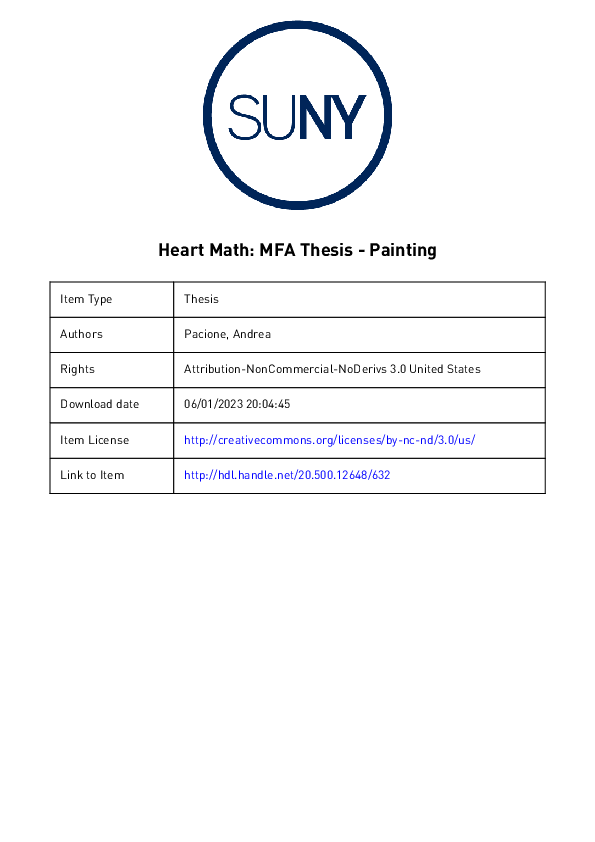(PDF) Heart Math: MFA Thesis - Painting | Andrea Pacione - Academia.edu