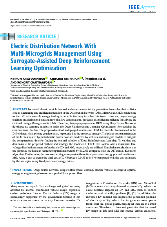 (PDF) Electric Distribution Network With Multi-Microgrids Management Using Surrogate-Assisted ...