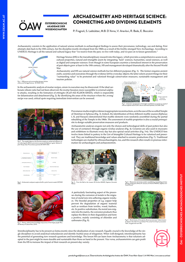 (PDF) ARCHAEOMETRY AND HERITAGE SCIENCE: CONNECTING AND DIVIDING ELEMENTS