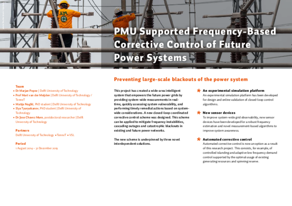 (PDF) PMU Supported Frequency-Based Corrective Control of Future Power Systems