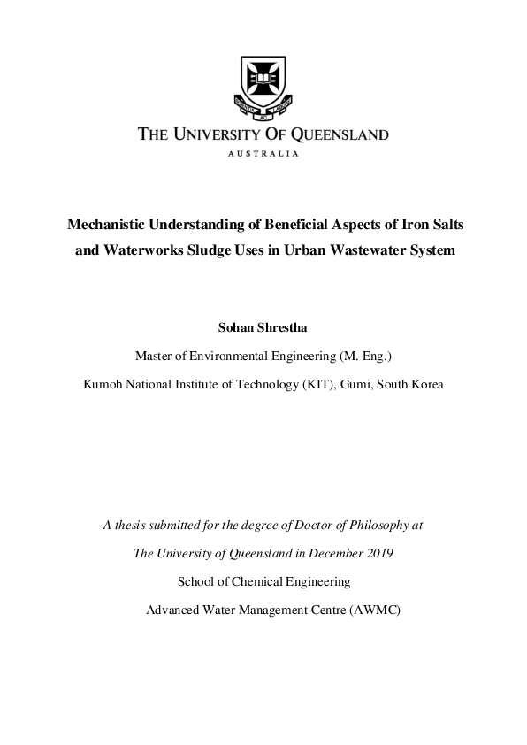 (PDF) Mechanistic Understanding of Beneficial Aspects of Iron Salts and ...