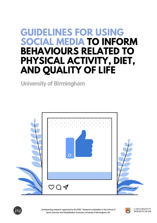 (PDF) Guidelines for using social media to inform behaviours related to ...