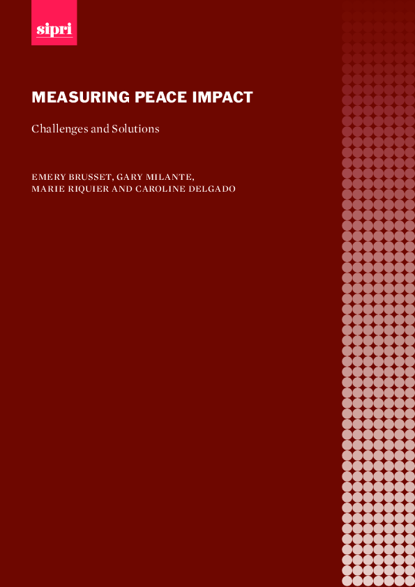 (PDF) Measuring Peace Impact: Challenges and Solutions