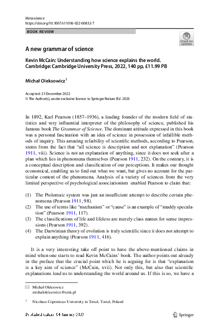(PDF) A new grammar of science