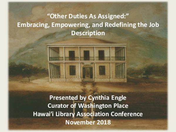 (PDF) “Other Duties as Assigned”: Embracing, Empowering, and Redefining ...