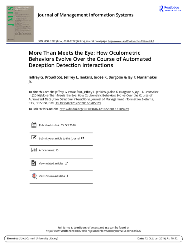 (PDF) More Than Meets the Eye: How Oculometric Behaviors Evolve Over ...