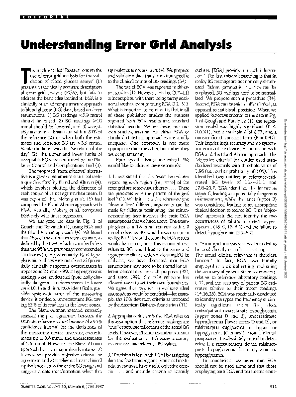 (PDF) Understanding Error Grid Analysis