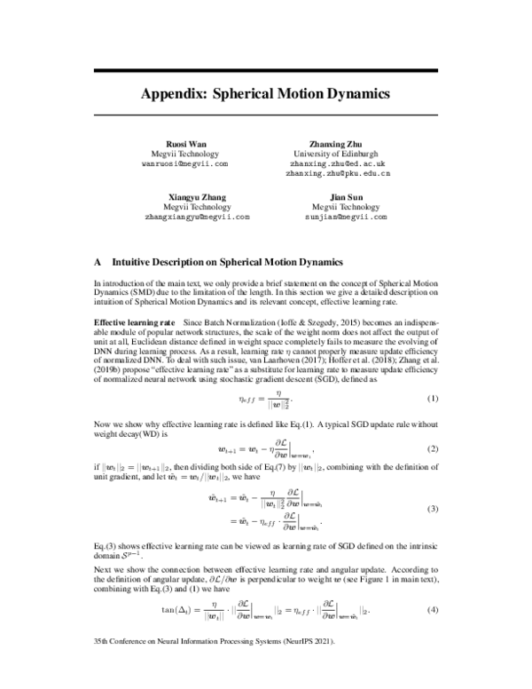 (PDF) Appendix: Spherical Motion Dynamics | xiangyu zhang - Academia.edu