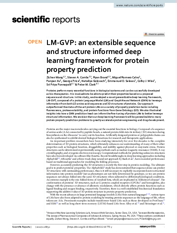 (PDF) LM-GVP: an extensible sequence and structure informed deep ...